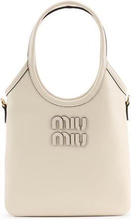 Miu Miu Sac &agrave; main en cuir Ivy