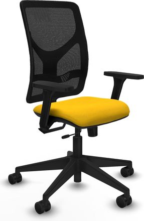 Piqueras y Crespo Stuhl Home Office mit 3D-Armlehnen, h&ouml;henverstellbare Lendenwirbelst&uuml;tze, ausgestattet mit Syncro/Traslack und Schneideschaum, mit Rollen von 65 mm, N