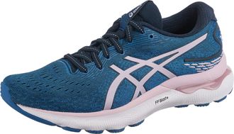Asics Gel-Nimbus 24 Damen F500Laufschuh blaurosa, 37,5 Damen