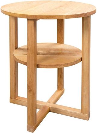 vidaXL Beistelltisch 40&times;50 cm Massivholz Eiche vidaXL