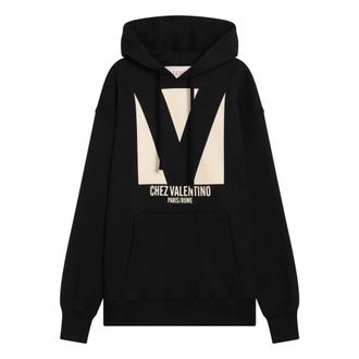 Valentino Garavani Chez Valentino Hoodie - - Sweatshirts & Hoodies - Damen - Schwarzk - XS