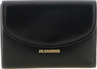 Jil Sander Portefeuille Cannolo Mini - Femme - Accessoires - Noir - Taille: ONE Size