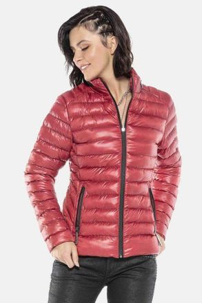 Cipo & Baxx Winterjacke Steppjacke in tollem Design mit Markenpatch, WM113