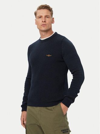 Aeronautica Aeronautica Militare Pullover 262MA1571UL00409 Dunkelblau Regular Fit