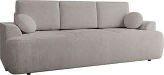 Mirjan24 Schlafsofa Vunsia mit Bettkasten, 3 Sitzer Sofa, Couch mit Schlaffunktion, Bettsofa, Schlafsofa, Polstersofa, Farbauswahl, Couchgarnitur (Lima 50)