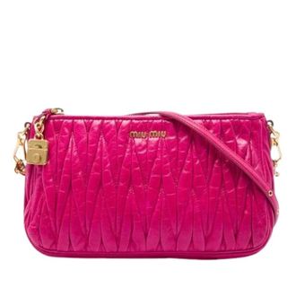 Miu Miu Sac port&eacute; &eacute;paule doccasion - Femme - Pre-owned - Rose - Taille: ONE Size