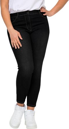 Angel Of Style Pushup-Jeans Pina für eine Feminine Silhouette. Bequeme, unsichtbar stützende Passform mit Stretchkomfort. 5-Pocket, Bund mit Gürtelschlaufen, Knopf u