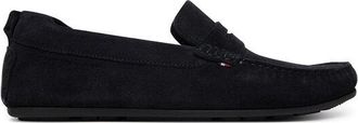 Tommy Hilfiger Mokassins Core Hilfiegr Suede Driver FM0FM05789 Dunkelblau