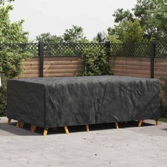 vidaXL Gartenm&ouml;belabdeckung Schwarz 300 x 200 x 90 cm 600D vidaXL