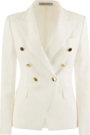 Tagliatore Femme, Vestes, Blanc, Taille: 42 FR Alicya Blazer