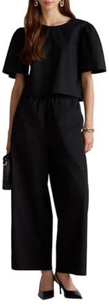 Benetton Pantalon, Noir 100, L