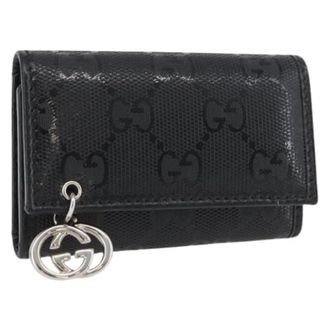 Gucci Porte-cl&eacute;s Pre-owned - Femme - Pre-owned - Noir - Taille: ONE Size