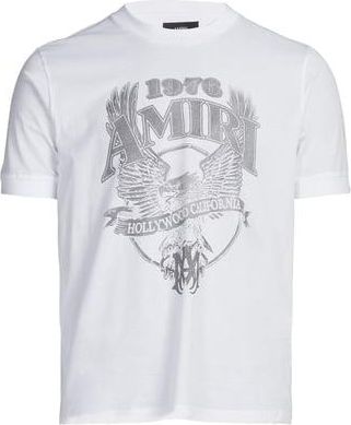 Amiri T-shirt imprim&eacute; &agrave; col rond en coton