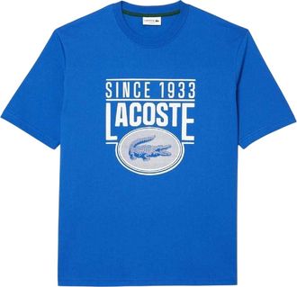 Lacoste T-Shirt f&uuml;r Herren, Dicke Baumwolle (Blau)