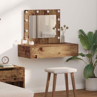 vidaXL Vidaxl - Schminktisch mit Schubladen Braun 83 x 40 x 70 cm Holzwerkstoff