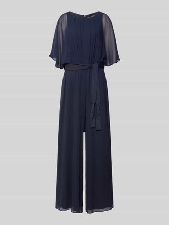 Vera Mont Jumpsuit aus flie&szlig;endem Stoff mit Bindeg&uuml;rtel