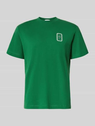 Lacoste Regular Fit T-Shirt aus reiner Baumwolle Modell CN Tenniscourt Backprint