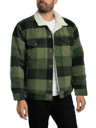 Levi's Herren Karierte Jacke Mit Lockerer Passform, Laredo, XXL
