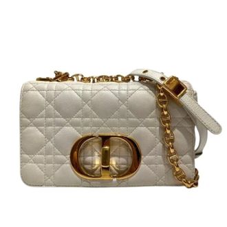 Dior Pre-owned Cuir sacs-dior - Femme - Pre-owned - Blanc - Taille: ONE Size