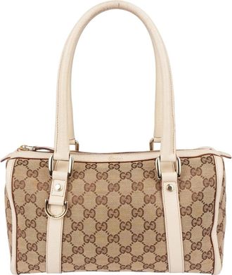 Gucci Crossbody Bags - Gucci GG Monogram Abbey Handbag - Gr. unisize - in Braun - für Damen