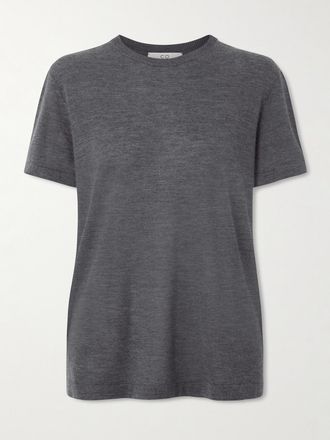 Co T-shirt En Cachemire - Gris