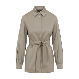 Max Mara Agenzia Sahariana Jacke - - Jackets - Damen - Beige - XL