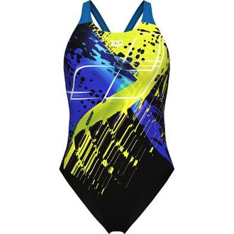 Arena Damen Schwimmanzug WOMENS FUNNY SPOT SWIMSUIT V BACK LB