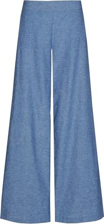 Marie M&eacute;ro Femme, Pantalons, Bleu, Taille: 40 FR Wide Pantalons