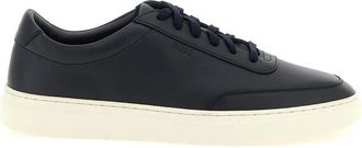 HUGO BOSS Homme, Chaussures, Bleu, Taille: 40 EU Kieran Leather Baskets