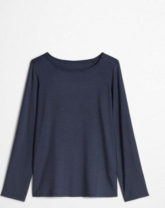 Marc O'Polo Pyjamaoberteil bequeme Passform, mit Langarm, f&uuml;r Homewear, ohne Verschluss