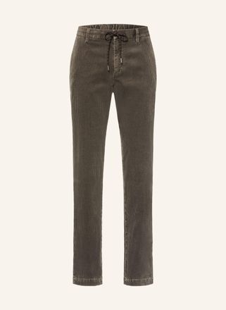 Alberto Cordhose Jump Im Jogging-Stil Slim Fit gruen