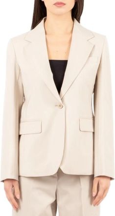 Max Mara Femme, Vestes, Beige, Taille: 48 FR Giacca Weekend