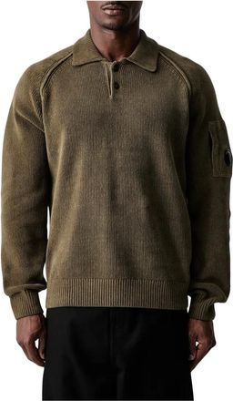 C.P. Company C.p. Company, Homme, Pulls, Vert, Taille: L V-neck Tricots