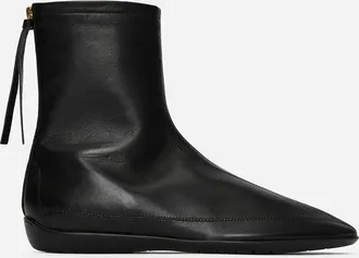 Arket Stiefelette Aus Leder -Schwarz