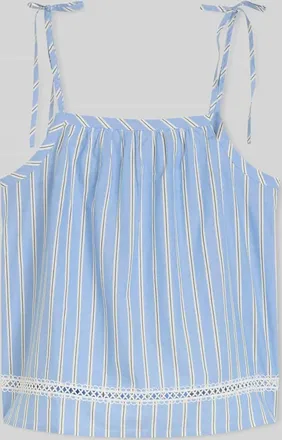 Tom Tailor Denim Loose Fit Blusentop aus reiner Baumwolle