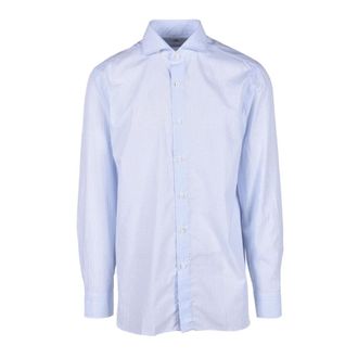 LUIGI BORRELLI NAPOLI Homme, Chemises, Bleu, Taille: M Chemise