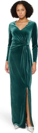 Vera Mont Damen Abendkleid Langarm 44, Dusty Slate