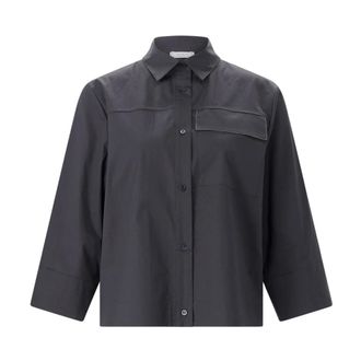 PESERICO Damen, Blusen & Hemden, Schwarzk, 4XSGr&ouml;&szlig;e