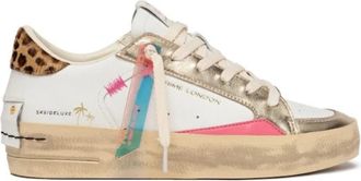 Crime London Femme, Chaussures, Blanc, Taille: 36 EU Crime London Baskets