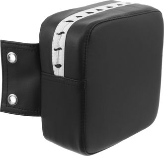 SOLUSTRE GLEAVI Boxpolster Wandmontage 20X20X10cm Schwarz Schlagkissen f&uuml;r Boxtraining Zuhause Wandhalterung Kick und Schlagpolster f&uuml;r Kampfsport Fitness
