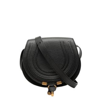 Chlo&eacute; Pre-owned Marcie Saddle Crossbody Bag - - Pre-owned - Damen - Schwarzk - ONE SIZE