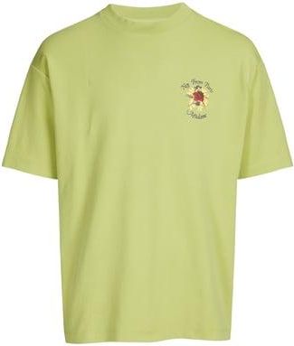 Dr&ocirc;le de Monsieur T-shirts&eacute;rigraphi&eacute; &agrave; col rond en coton