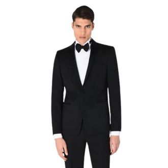 Emporio Armani Eleganter Smoking-Tuxedo aus Wolle - - Suits - Herren - Schwarzk - L