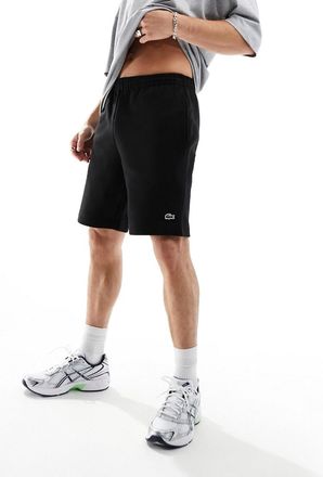 Lacoste Short en jersey &agrave; logo - Noir