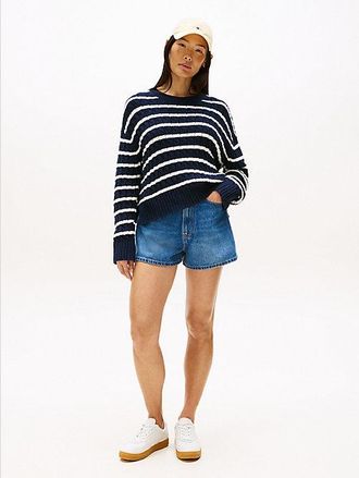 Tommy Hilfiger Short évasé en denim taille haute