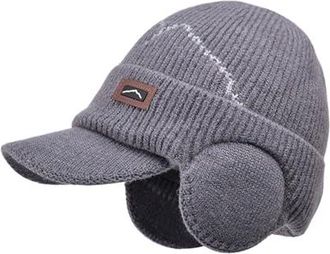 Generic Bonnet Femme Hiver Bonnet Femme Chapeau Femme Hiver Confortable Classique - Bonnet Cyclisme Homme Hiver, Coupe-Vent et Chaud, Id&eacute;al pour D&eacute;placements 