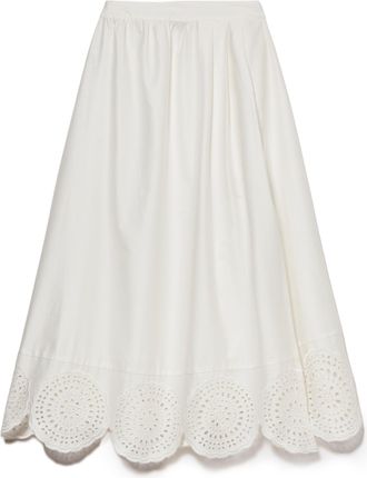 Sisley Sisley Womens 4WDVL0021 Skirt, White, 36