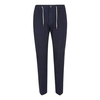 Eleventy Homme, Pantalons, Bleu, Taille: W36 Joggers Bleus pour un Confort El&eacute;gant