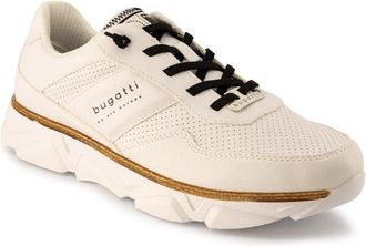 Bugatti Herren Sneaker weiß Textil & Canvas