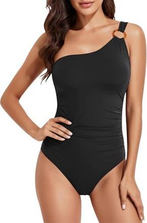 Generic Maillot De Bain Femme 1 Piece Maillot De Bain Femme Costume Respirant S&eacute;chage Rapide &Eacute;paule D&eacute;nud&eacute;e Tendance - Monokini Uni Ultra-Confortable pour &Eacute;t&eacute;